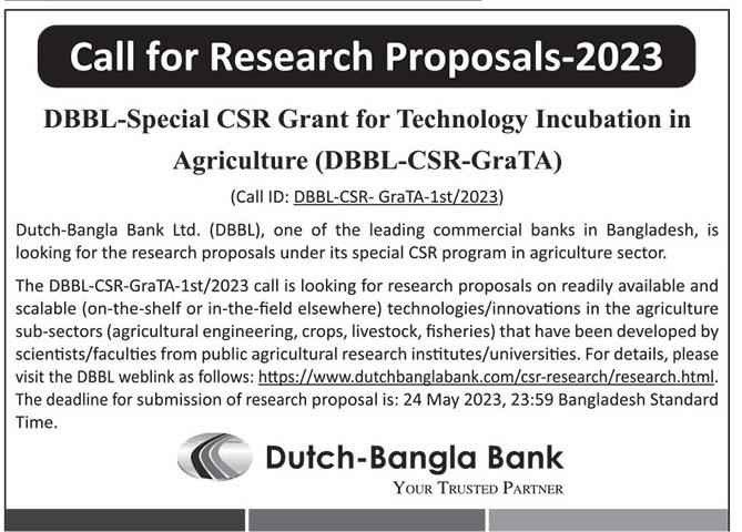 Research Proposal Invitation
